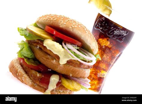 Fast Food Cola Cheeseburger Fastfood Colas Burger Burgers