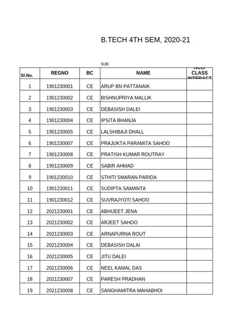 4th Sem 2020 21 Ct Mark Foil Pdf