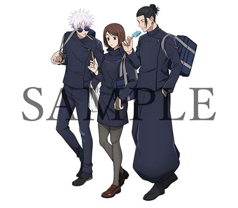 New Gojo Geto And Shoko Illustrations For Season 2 Rjujutsukaisen