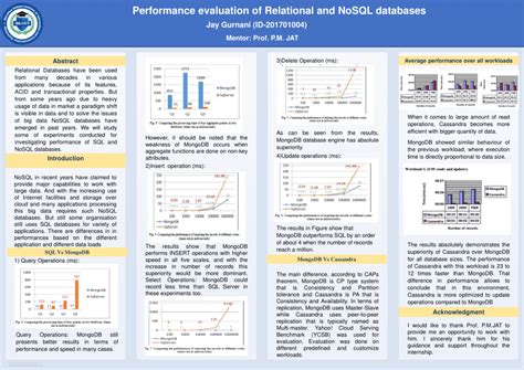 Pdf Performance Evaluation Of Relational And Nosql Databases
