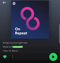 How To Find Your On Repeat Playlist On Spotify Working In