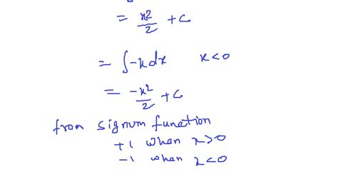 Differentiation And Integration Of Mod X X
