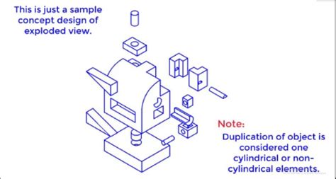 Draw An Isometric Exploded View Design With A