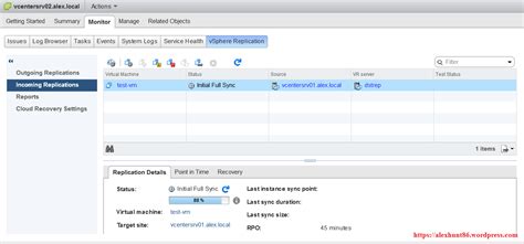 VSphere Replication Part 5 Replicating And Recovering VMs Using VR