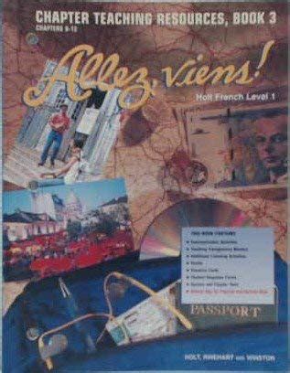 Allez Viens Holt French Level 1 Chapter Teaching Resources Book 3