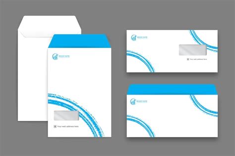 Premium Vector Envelope Design Template