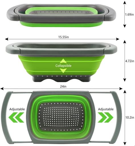 Rectangular Silicone Colander For Kitchen At Rs 180 Piece In Surat