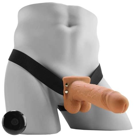 Fetish Fantasy Series Hollow Strap On With Remote Tan Sex Toy Hotmovies
