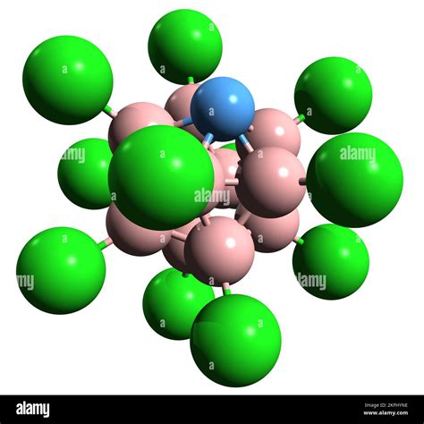 3d Image Of Carborane Acid Skeletal Formula Molecular Chemical