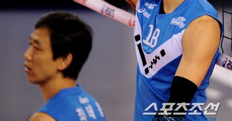 [포토] 배구 얼짱 한상길 배구 코트 Top은 나