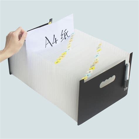 13 Layer Organ Bag File Holder A4 Document Bag Rainbow Classification