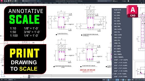 autocad annotative scale how to print drawing with proper scale youtube