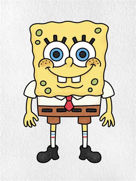 Draw SpongeBob HelloArtsy