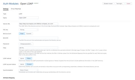 Openldap Auth Module Youtrack Server Documentation