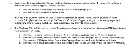 2 Suppose You Have Multiple Disks You Can Configure