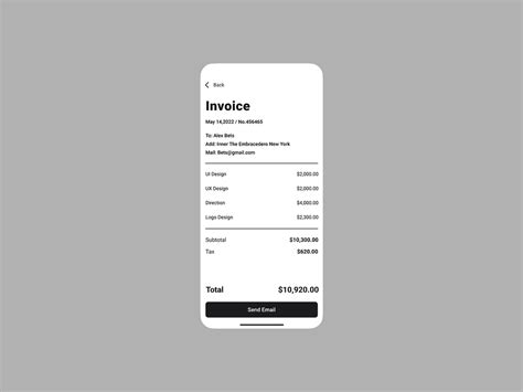 Invoice App Designs Themes Templates And Downloadable Graphic