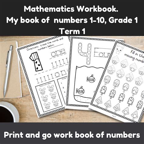 Grade 1 Mathematics Workbook No Prep Caps Compliant