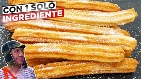 Como Hacer Churros Caseros Deliciosos 1 Ingrediente😍😋 Le Encantan Al
