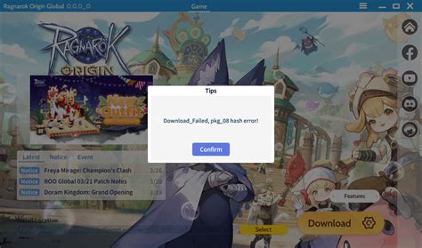 Cant Install The Game Getting Pkg08 Hash Error Rragnarokmorigin
