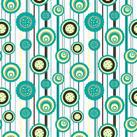 Seamless Circle Pattern Stock Vector Illustration Of Chain 23319483