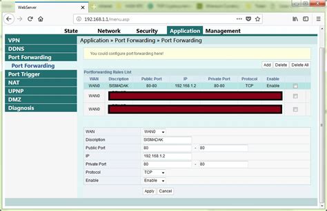 Cara Setting Port Forwarding Di Modem Fiber Home An5506 04 F Untuk Mengakses Web Server Local