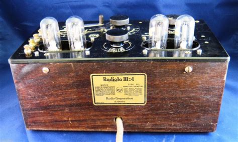 Nice 1924 Vintage Rca Radiola Iii A Tube Radio Receiver 1788266044