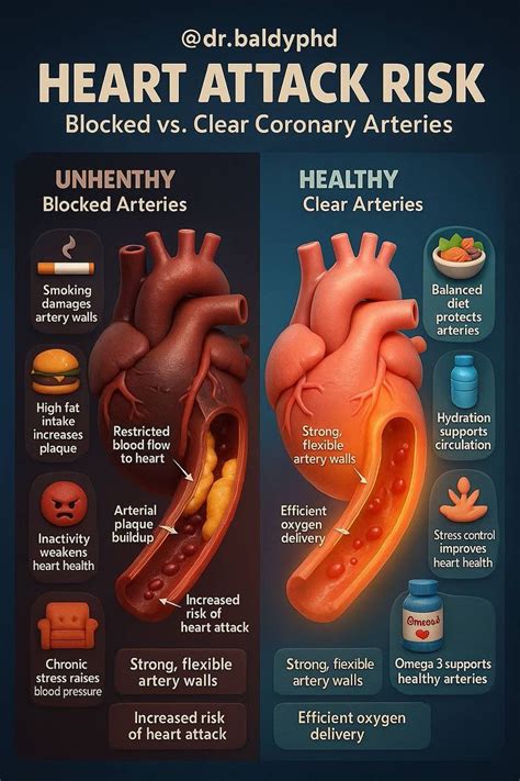 Healthy And Unhealthy Heart