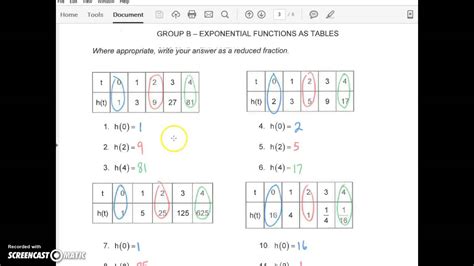 Section 27 Evaluating Exponential Functions Youtube