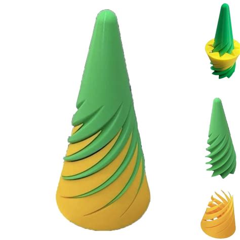 Xinyunnxin Impossible Pyramid Passthrough Sculpture3d Printed Spiral