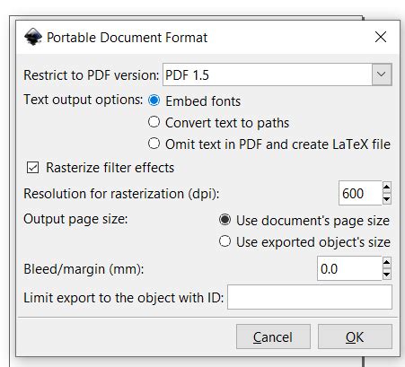 Inkscape Export As Pdf Results In Blank Files Graphic Design Stack Exchange
