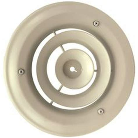 Round Ceiling Diffuser 6 White