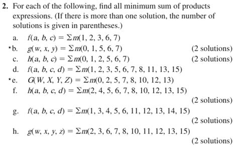 solved part h ﻿please for each of the following find all
