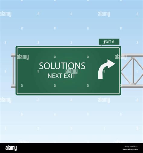 A Exit Sign Stock Vector Images Alamy
