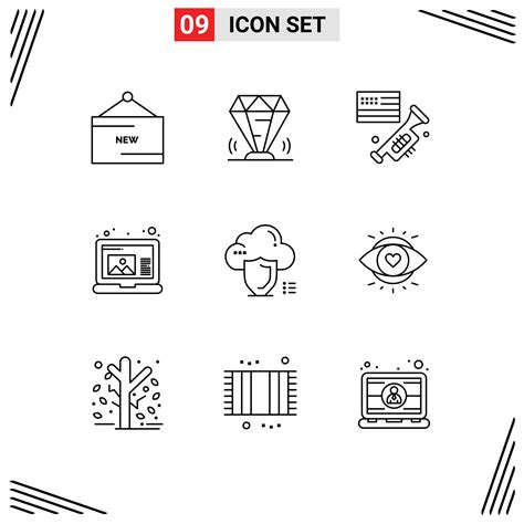 9 Universal Outline Signs Symbols Of Cloud Draw Ruby Create Laud