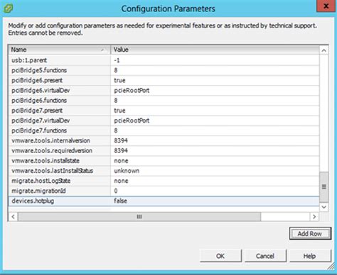 TUTO VMware Comment désactiver la fonction hotplug d une VM