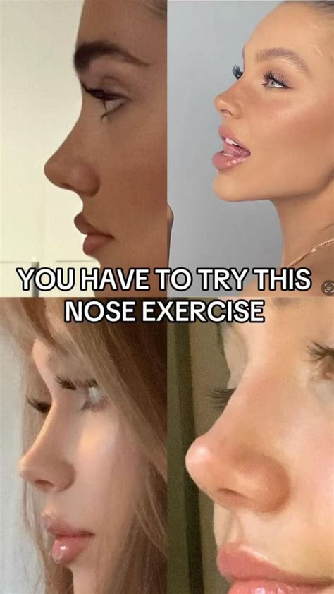 Slimmer Nose Exercises Facial Massage Routine Makeup Routine Face Yoga Facial Exercises