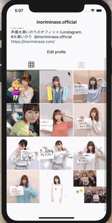 智宇的ig Api串接練習 作業主要練習項目：api串接、使用sketch及zeplin模仿出相同界面、推廣 By Satoshi