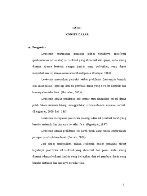 Anatomi Fisiologi Leukimia Pdf