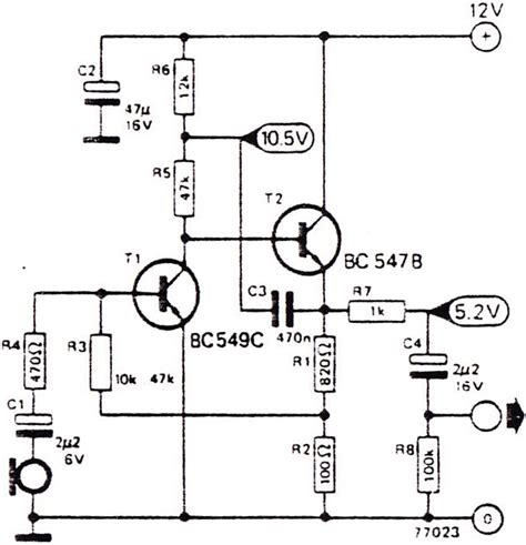 Condenser Mic Preamp Circuit Diagram Wiring Draw And Schematic