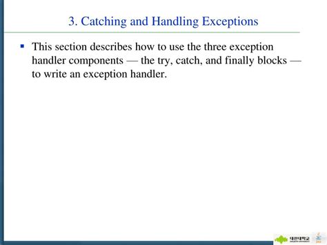 Ppt Java Programming Exception Powerpoint Presentation Free Download