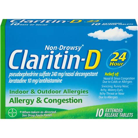 Claritin D Allergy 24 Hour