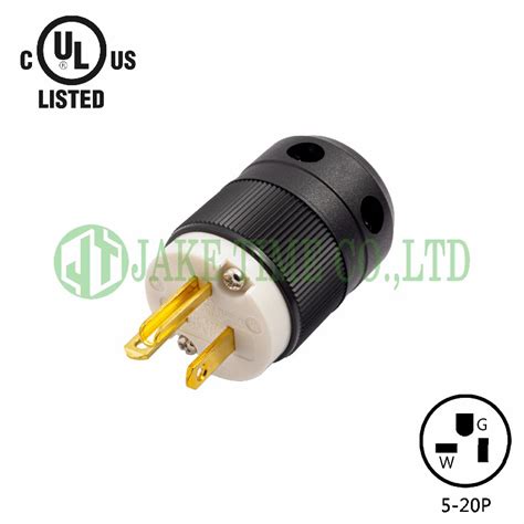 Nema 5 20p Straight Blade Plugs Taiwan Nema 5 20p Straight Blade Plugs