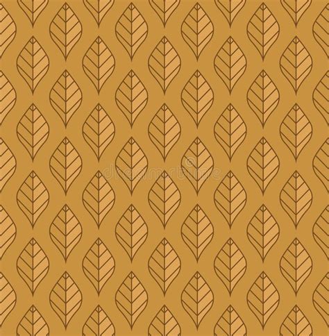 Geometric Leaves Vector Seamless Pattern Abstract Vector Texture Leaf Background Stock Vector