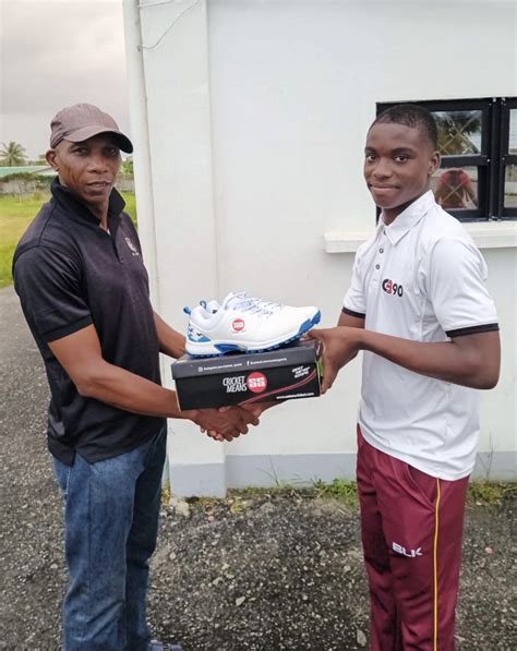 Shamar Apple Is The Latest Beneficiary Of Cricket Equipment Guyana