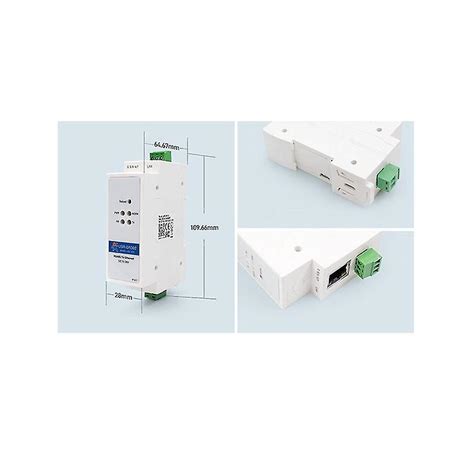 Dr302 Din Rail Serial Rs485 To Ethernet Ip Server Module Ethernet