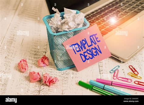 Word Writing Text Template Design Business Photo Showcasing An Overall Layout Or Blueprint With