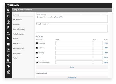 RLDatix Remove Communication Silos With Safety Huddles