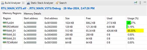 Solved How To Use Dtcmram In Stm32h743 Stmicroelectronics Community