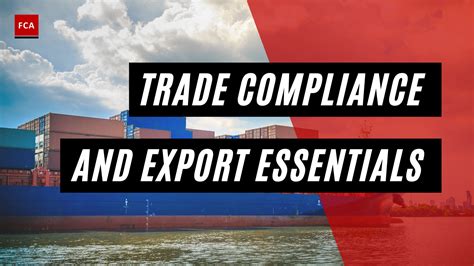 Trade Compliance And Export Essentials Overview Of Export Documentation And Exporter Cdd Kyc
