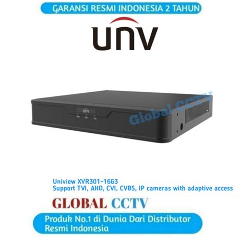 Jual DVR UNIVIEW CHANNEL XVR G DVR UNV UNIVIEW CHANNEL IN XVR ONLY Jakarta